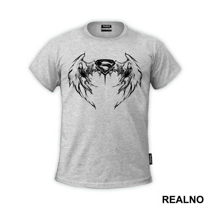 LOGO WITH WINGS - SUPERMAN - MAJICA