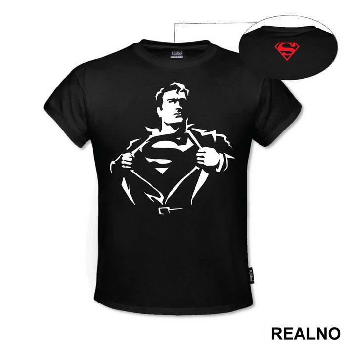 SHIRT RIP ILLUSTRATION - SUPERMAN - MAJICA