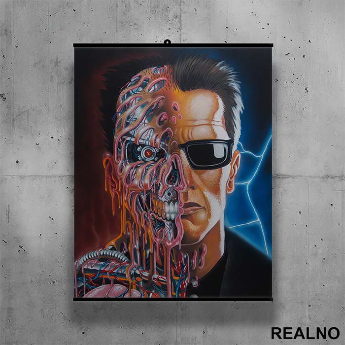 MELTING - TERMINATOR - POSTER SA NOSAČEM