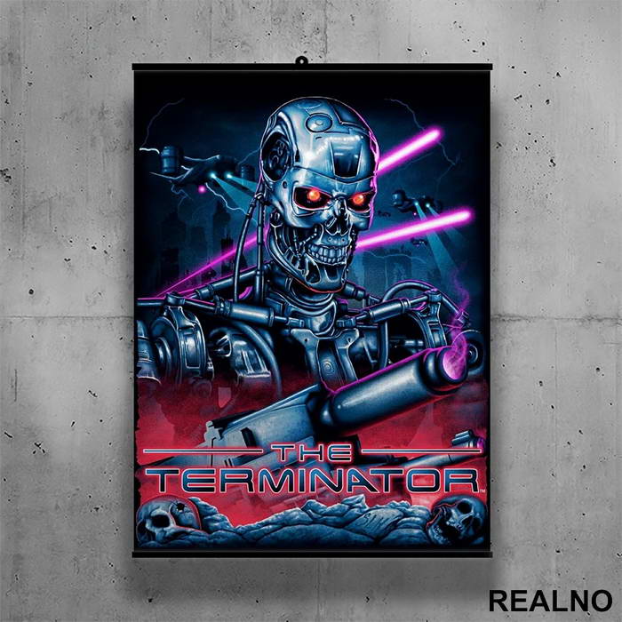 METALLIC - TERMINATOR - POSTER SA NOSAČEM