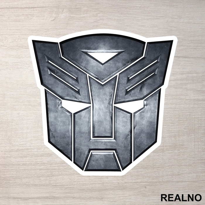 AUTOBOT METALLIC LOGO - TRANSFORMERS - NALEPNICA