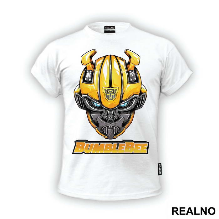 BUMBLEBEE HEAD ILLUSTRATION - TRANSFORMERS - MAJICA