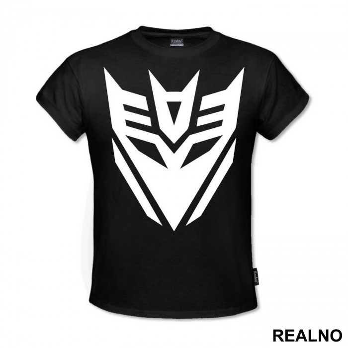 DECEPTICON LOGO - BLACK - TRANSFORMERS - MAJICA