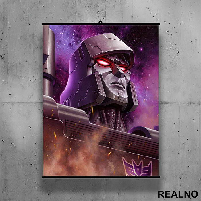 MEGATRON - PURPLE - TRANSFORMERS - POSTER SA NOSAČEM