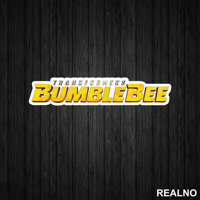 MOVIE TITLE - BUMBLEBEE - TRANSFORMERS - NALEPNICA