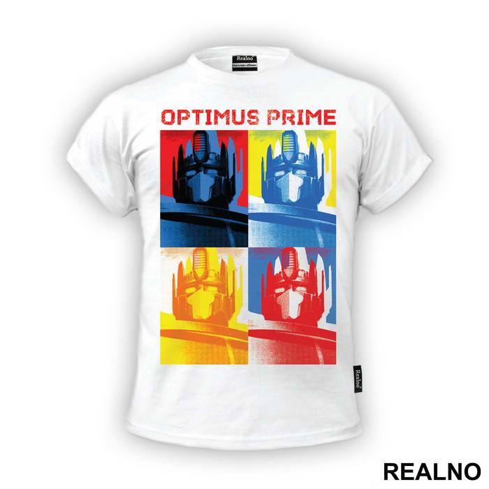 OPTIMUS PRIME RETRO ART - TRANSFORMERS - MAJICA