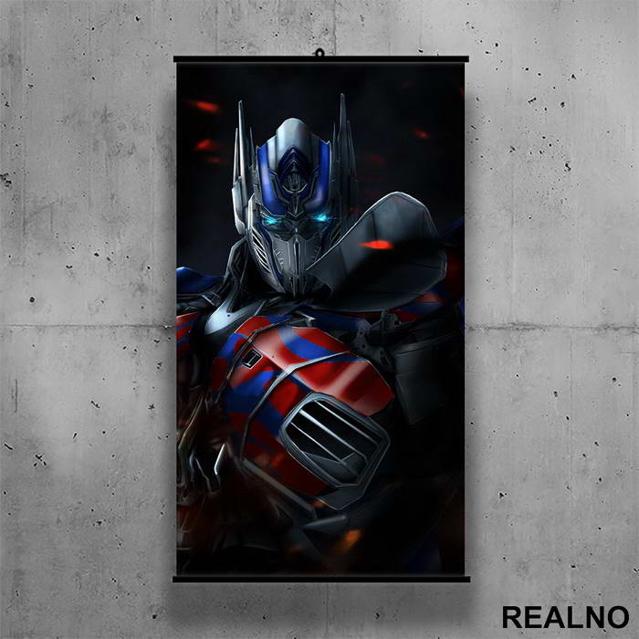 SPARKS - OPTIMUS PRIME - TRANSFORMERS - POSTER SA NOSAČEM