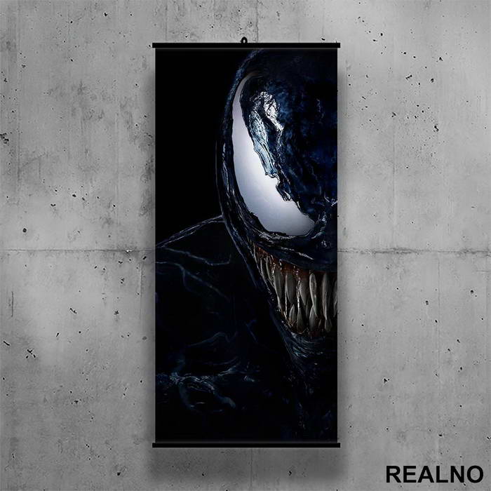 HALF FACE - VENOM - POSTER SA NOSAČEM