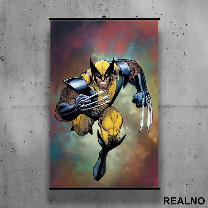 COMIC - WOLVERINE - POSTER SA NOSAČEM