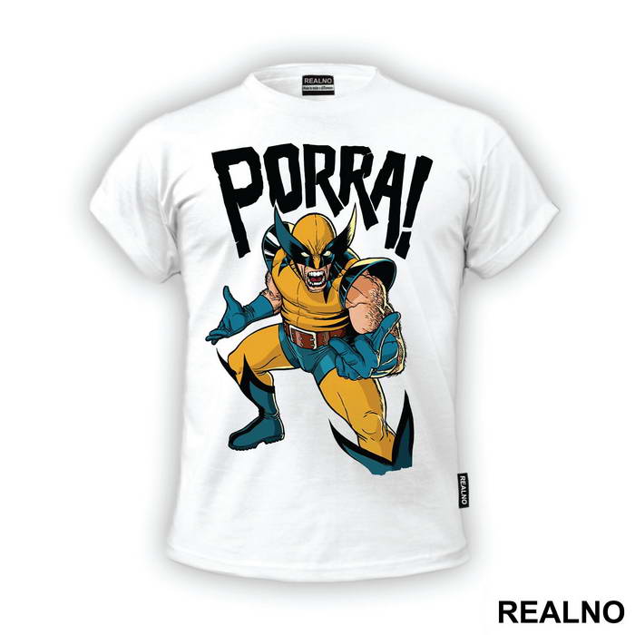 PORRA - MIDDLE FINGER - WOLVERINE - MAJICA