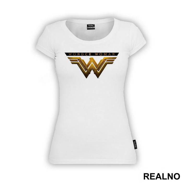 GOLD LOGO - WONDER WOMAN - MAJICA