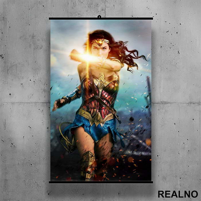 IN ACTION - WONDER WOMAN - POSTER SA NOSAČEM