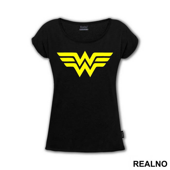 YELLOW LOGO - WONDER WOMAN - MAJICA