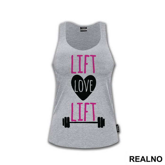 LIVE, LOVE, LIFT - TRENING - MAJICA