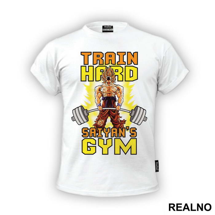 TRAIN HARD SAIYAN'S GYM - TRENING - MAJICA