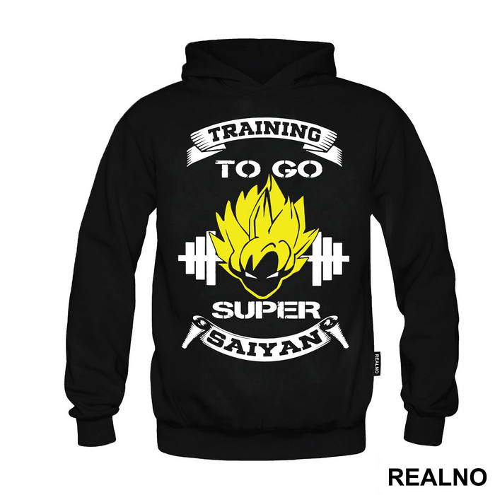 TRAINING TO GO SUPER SAIYAN YELLOW HAIR - GOKU - DRAGON BALL - DUKS
