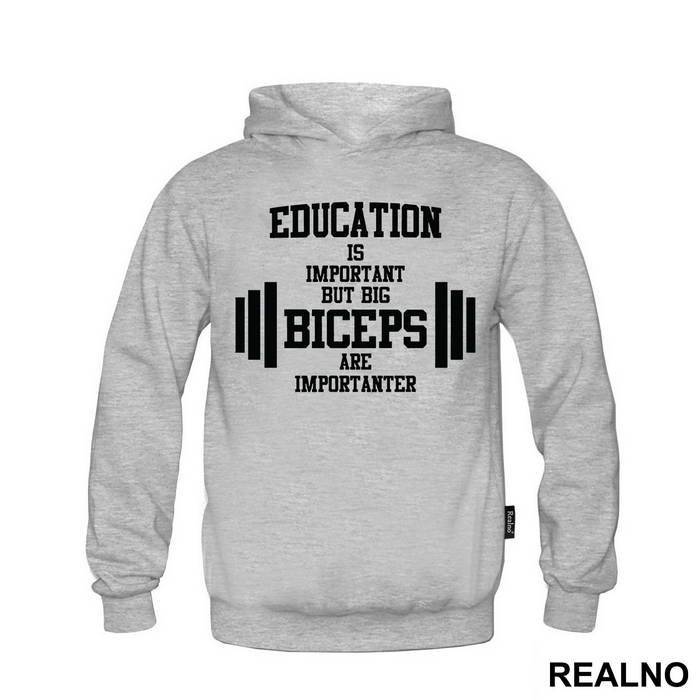 EDUCATION IS IMPORTANT BUT BIG BICEPS ARE IMPORTANTER - TRENING - DUKS