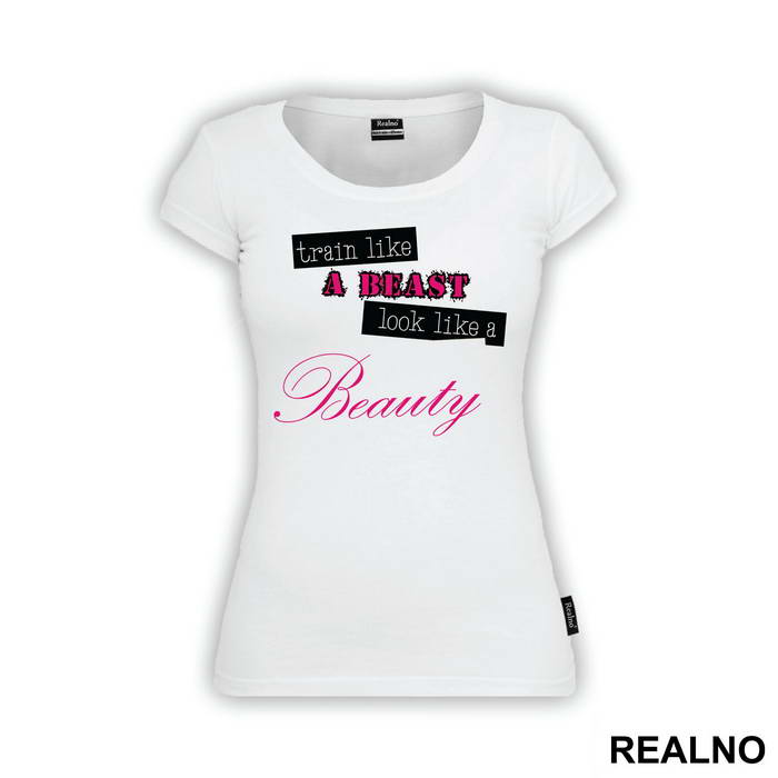 TRAIN LIKE A BEAST, LOOK LIKE A BEAUTY - TRENING - MAJICA