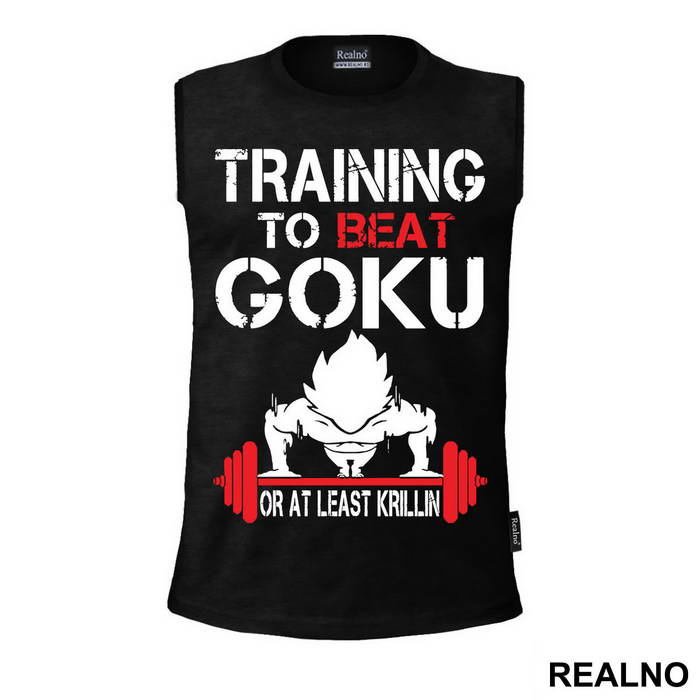 TRAINING TO BEAT GOKU OR AT LEAST KRILLIN - TRENING - MAJICA