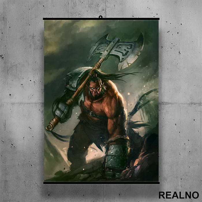 AXE - DOTA 2 - POSTER SA NOSAČEM