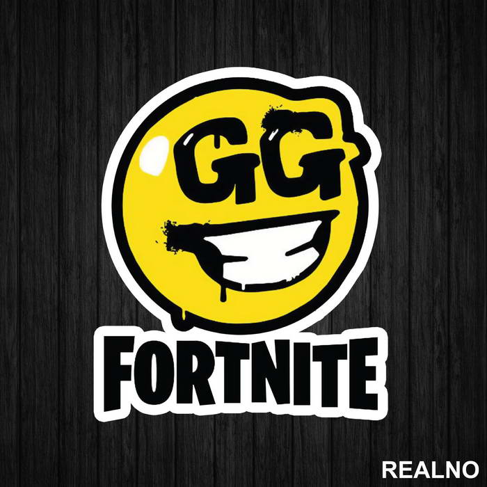 GG - FORTNITE - NALEPNICA