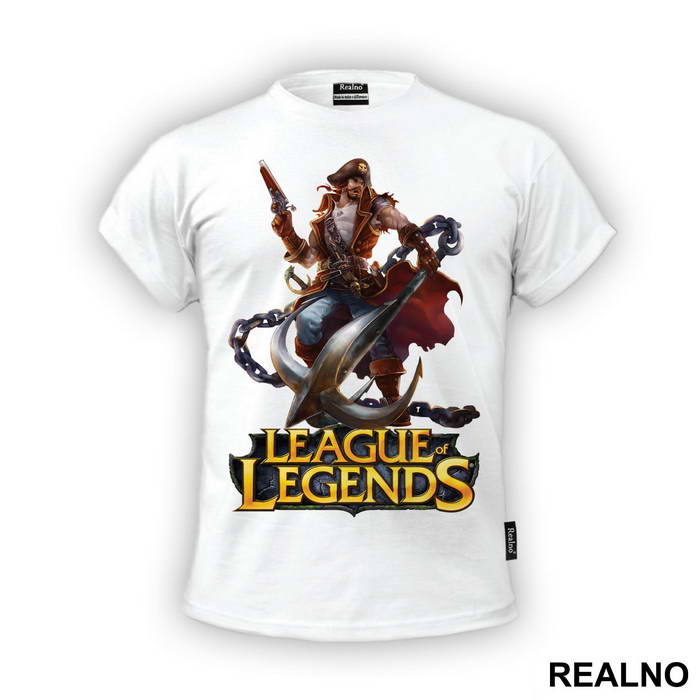 CAPTAIN GANGPLANK - LEAGUE OF LEGENDS - MAJICA