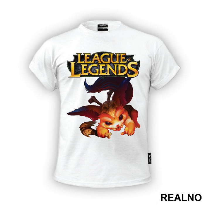 GNAR - THE MISSING LINK - CLASSIC SKIN - LEAGUE OF LEGENDS - MAJICA