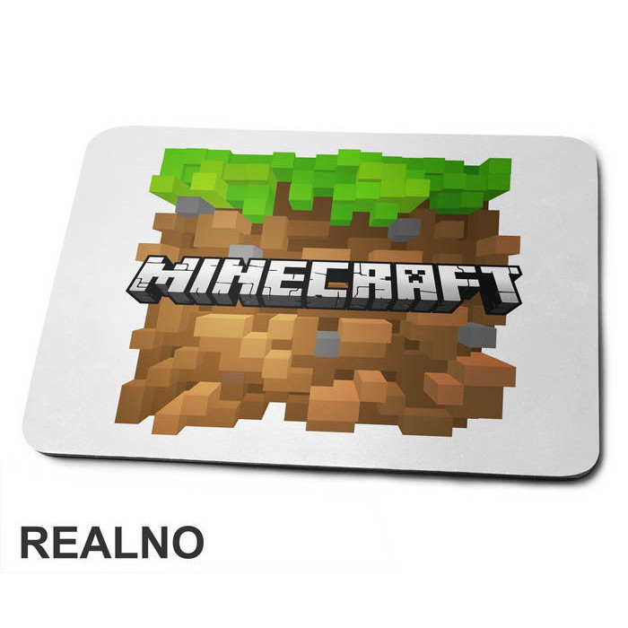 BLOCKS LOGO - MINECRAFT - PODLOGA ZA MIŠ