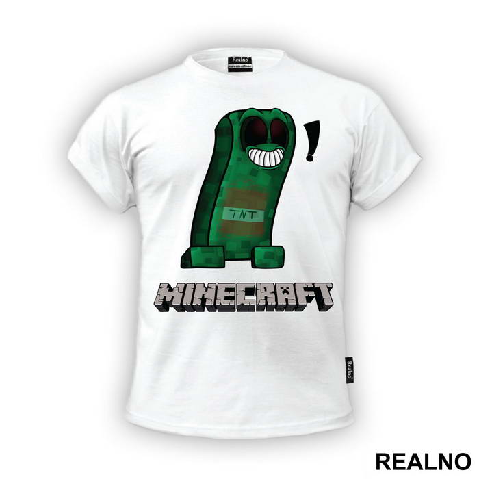 CREEPER TNT - MINECRAFT - MAJICA