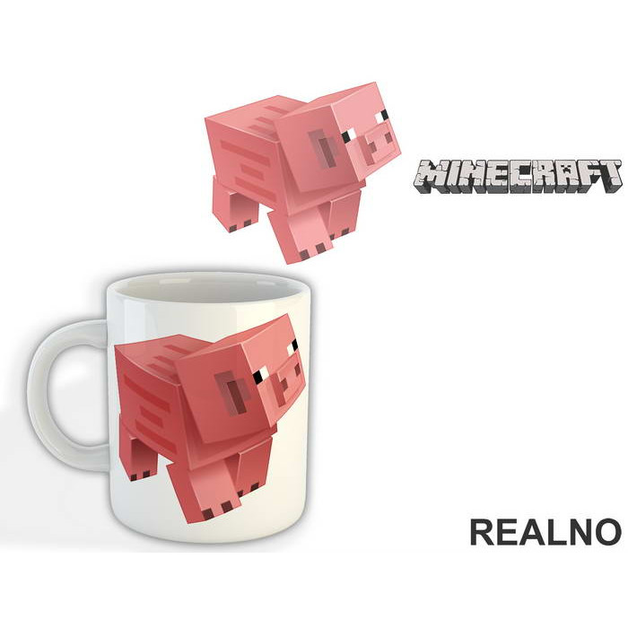 PIG - MINECRAFT - ŠOLJA