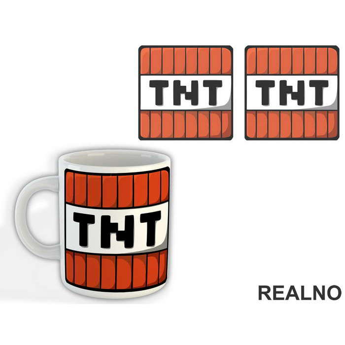 TNT - MINECRAFT - ŠOLJA