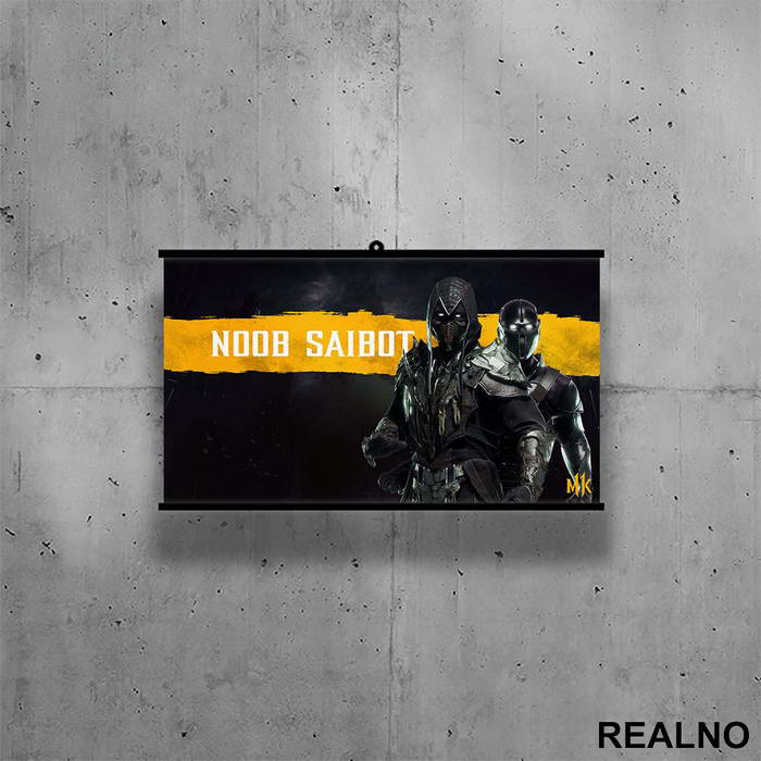 NOOB SAIBOT - MORTAL KOMBAT - POSTER SA NOSAČEM