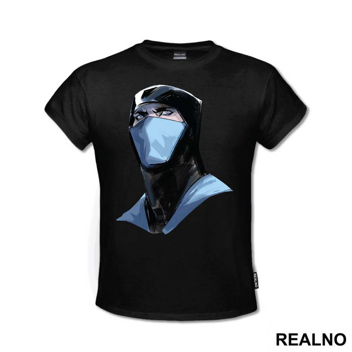 SUB ZERO PORTRAIT ILLUSTRATION - MORTAL KOMBAT - MAJICA
