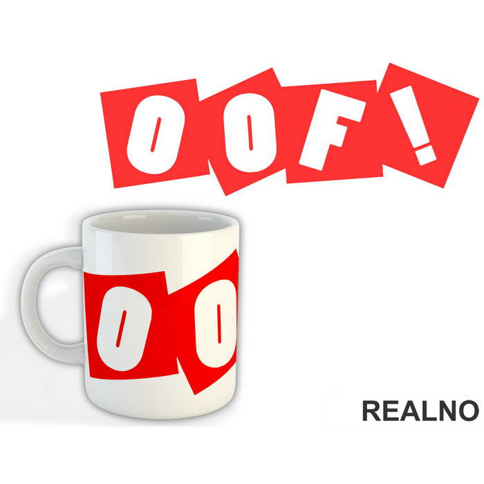 OOF - ROBLOX - ŠOLJA