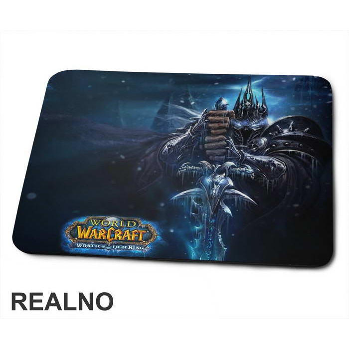 WORLD OF WARCRAFT - WOW - WRATH OF THE LICH KING - PODLOGA ZA MIŠ