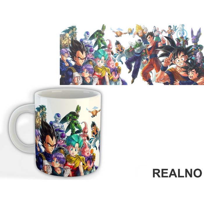 ALL CHARACTERS - GOKU - DRAGON BALL - ŠOLJA