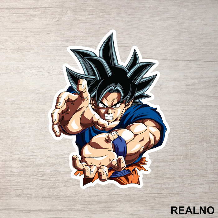 CASTING KAMEHAMEHA - GOKU - DRAGON BALL - NALEPNICA