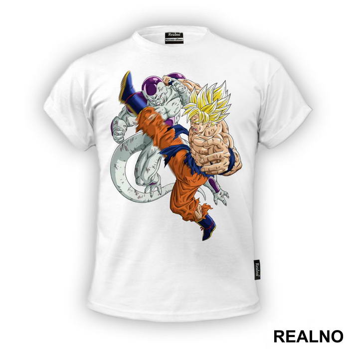 FIGHT WITH FRIEZA - GOKU - DRAGON BALL - MAJICA