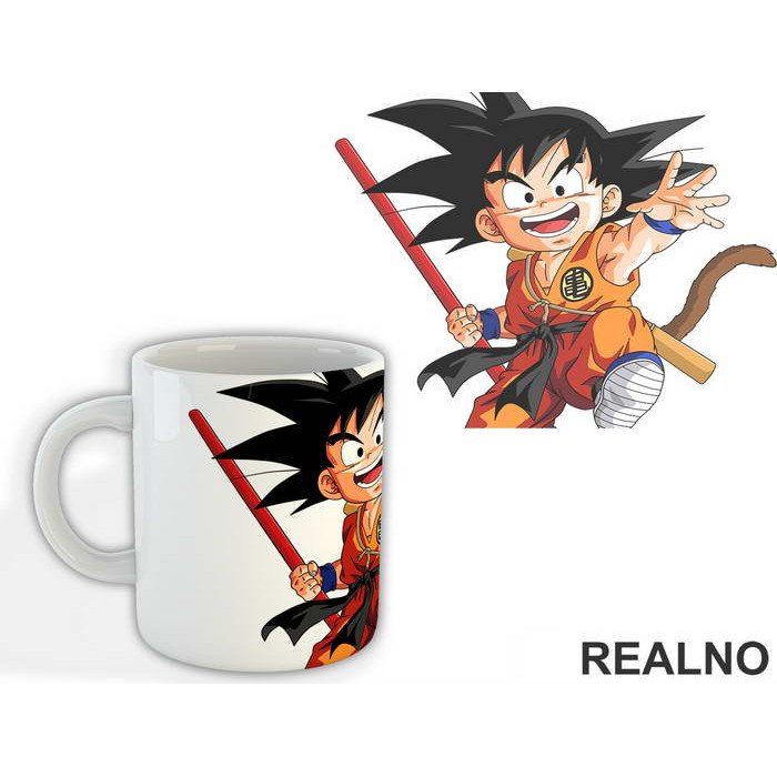 KID - GOKU - DRAGON BALL - ŠOLJA