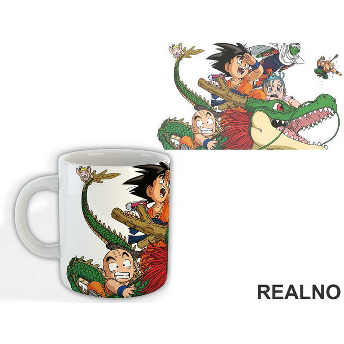 RIDING SHENRON - GOKU - DRAGON BALL - ŠOLJA