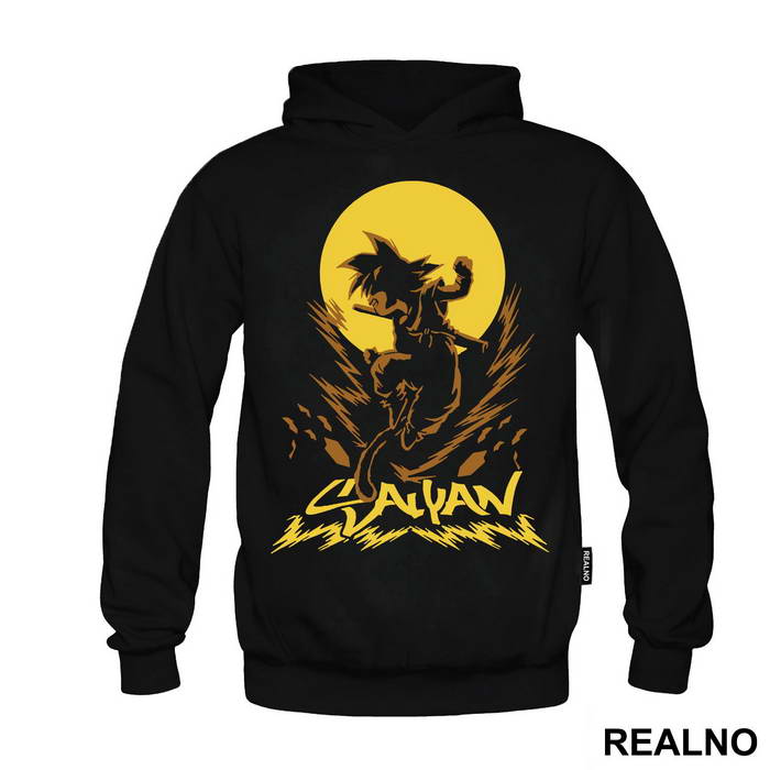 SAIYAN YELLOW MOON - GOKU - DRAGON BALL - DUKS