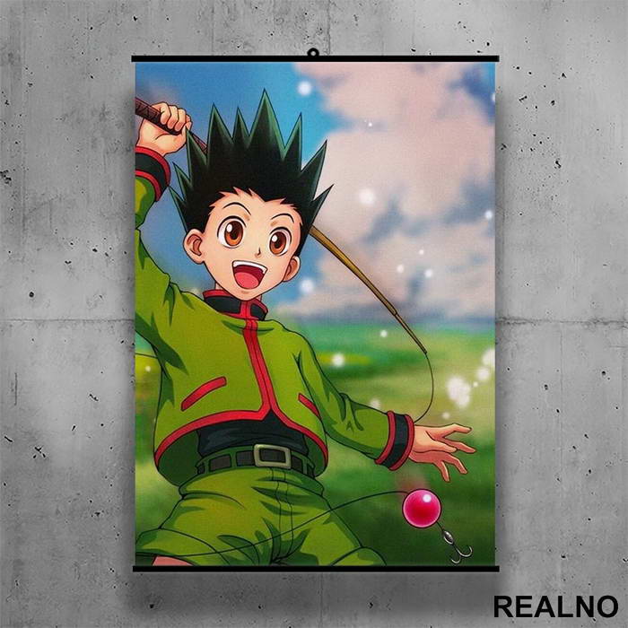 GON FREECSS - SMILING - HUNTER X HUNTER - POSTER SA NOSAČEM