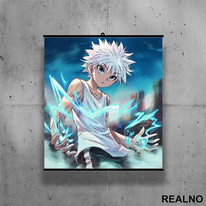 KILLUA - HUNTER X HUNTER - POSTER SA NOSAČEM