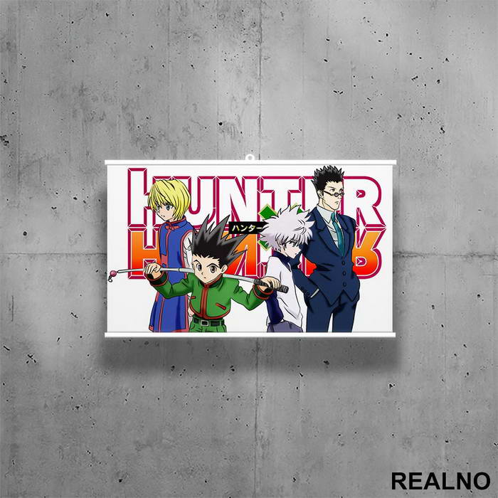 WHITE - HUNTER X HUNTER - POSTER SA NOSAČEM