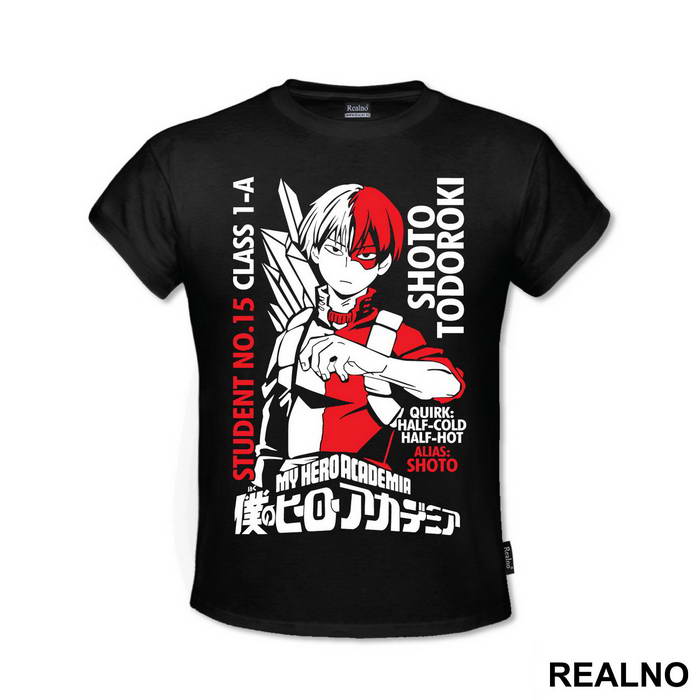 SHOTO STUDENT NO. 15 - MY HERO ACADEMIA - MAJICA