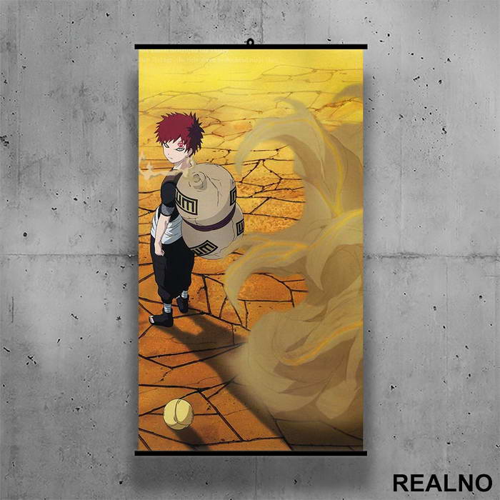 GAARA - NARUTO - POSTER SA NOSAČEM