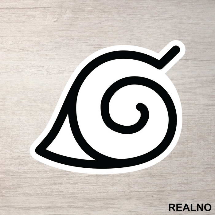 HIDDEN LEAF SYMBOL - NARUTO - NALEPNICA