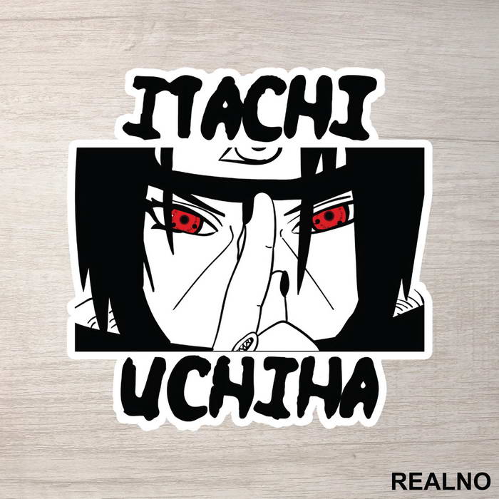 ITACHI UCHIHA SHARINGAN - NARUTO - NALEPNICA