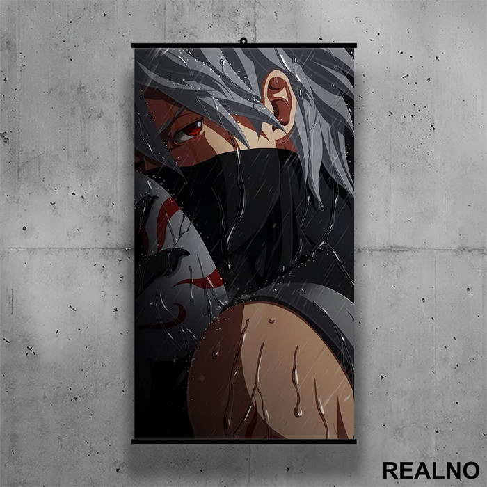 KAKASHI - RAIN - NARUTO - POSTER SA NOSAČEM