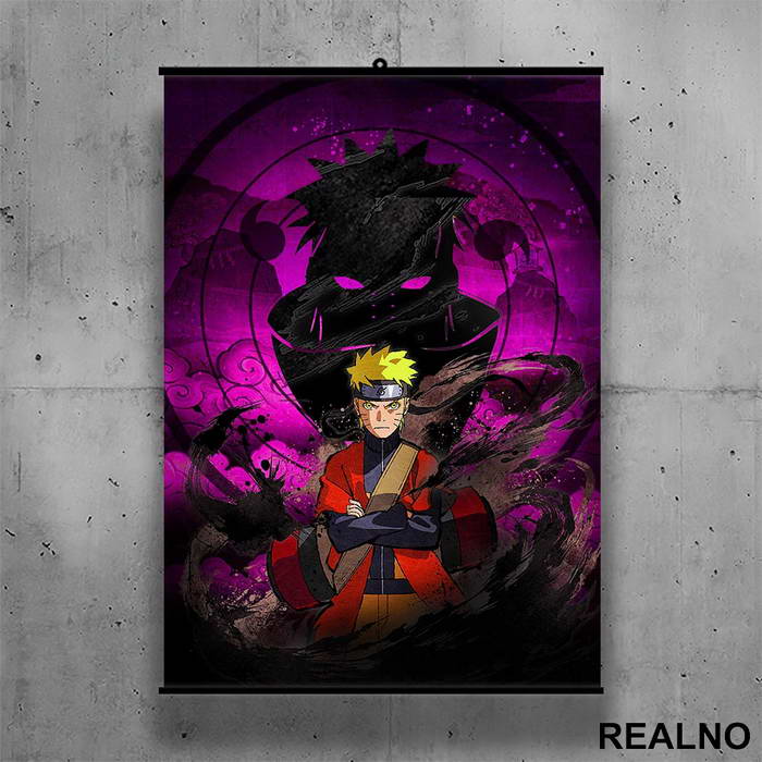 PURPLE - NARUTO - POSTER SA NOSAČEM